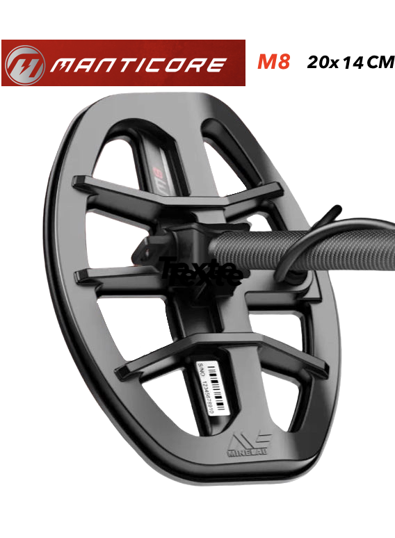 Disque M8 20X14 cm Elliptique MINELAB MANTICORE – Sud Ouest Détection